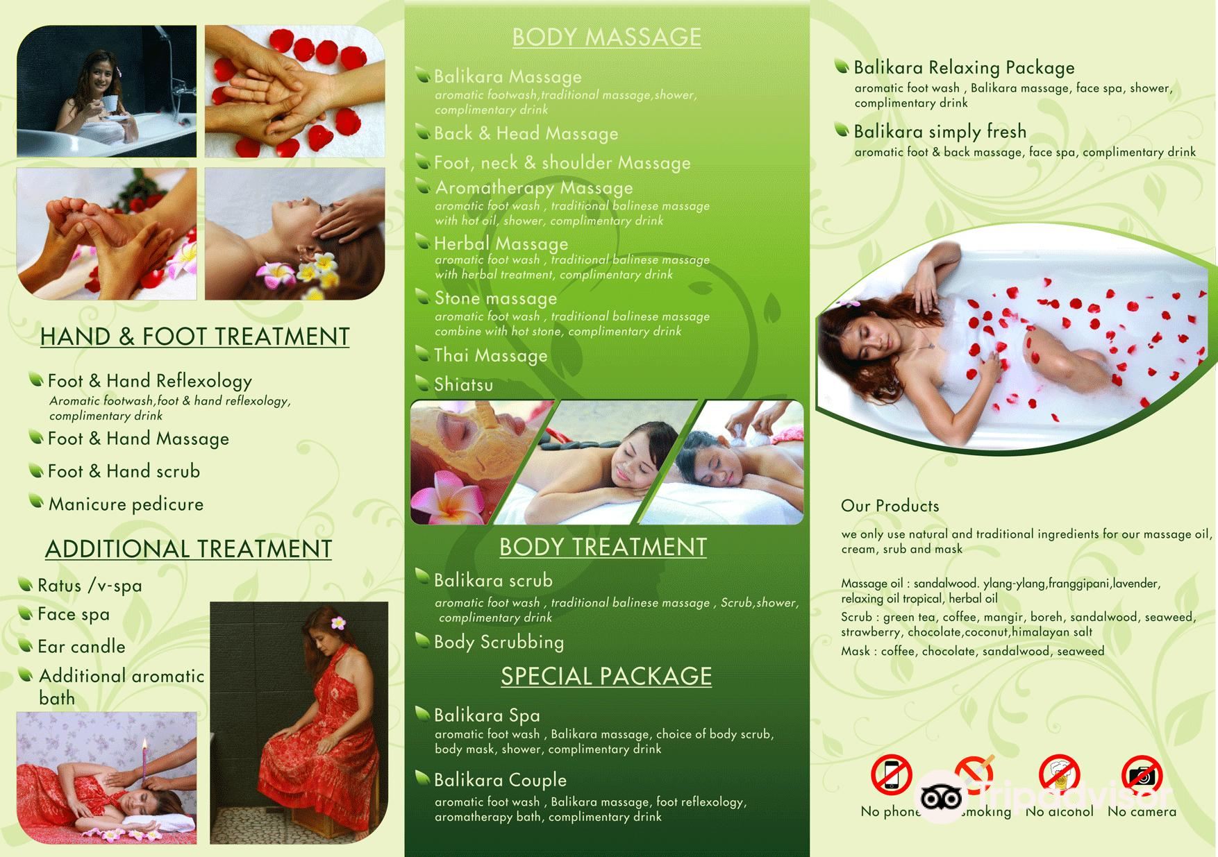 Brosur Spa Massage Coretan